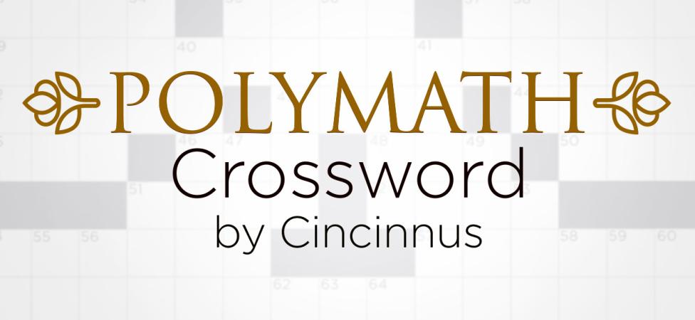 Best Polymath Crossword by Cincinnus - CenturyLink